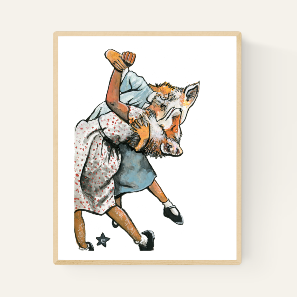Foxtrot - 8x10 Art Print Darling Illustrations