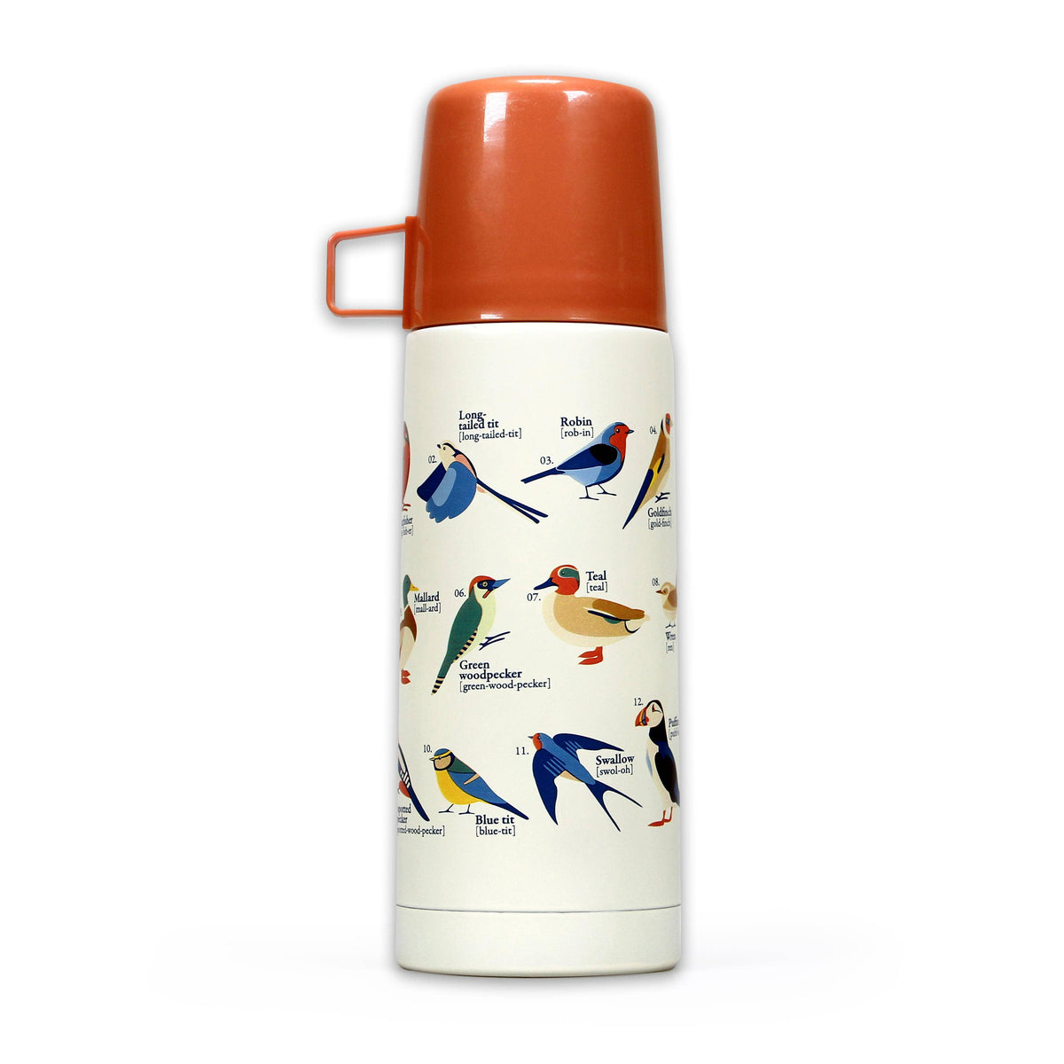 Thermal Flask Garden Birds Half Moon Bay By Design
