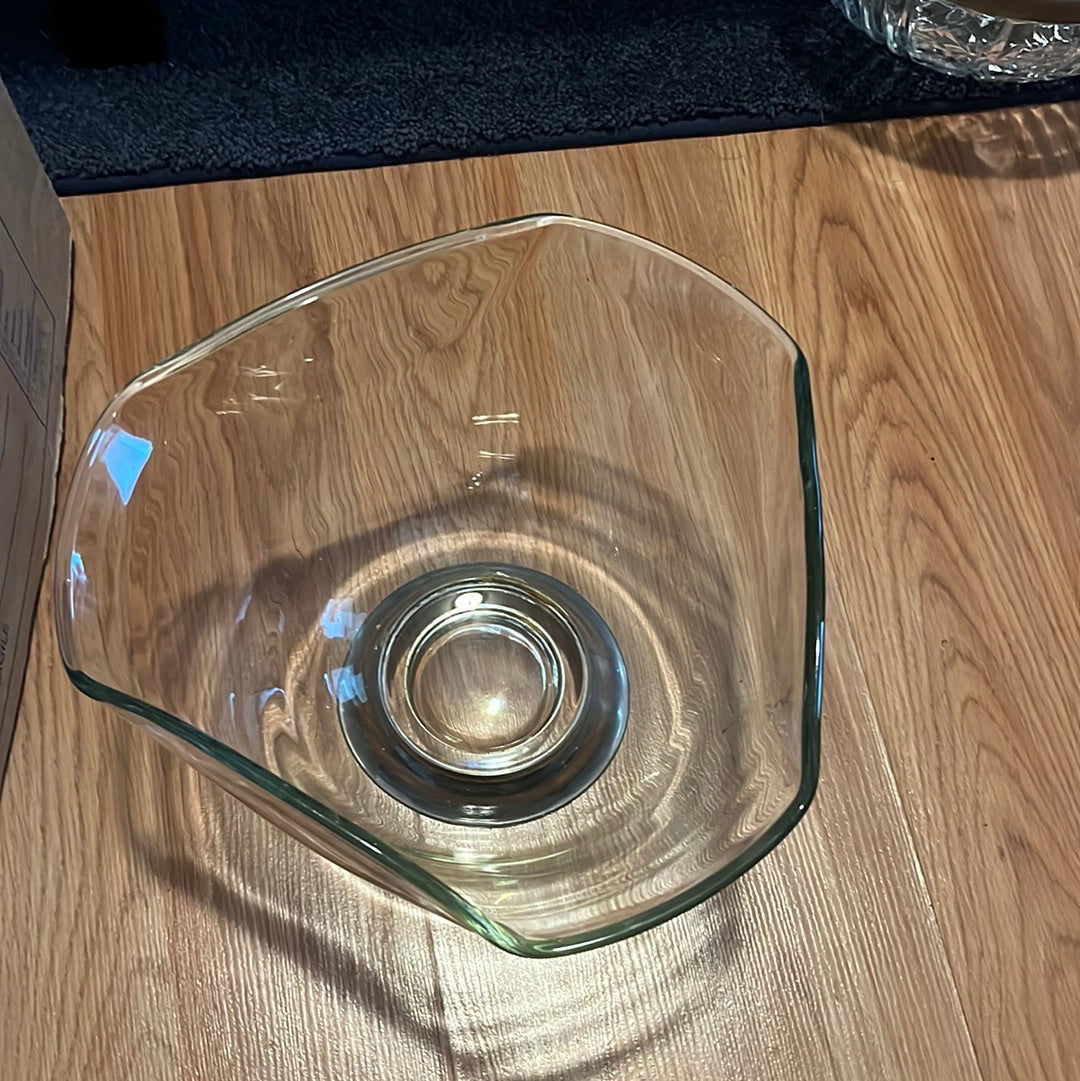 Sterling Glass Salad Fruit Bowl Sterling Base Eco Evolution